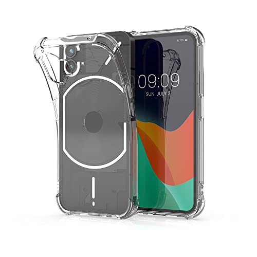 【楽天市場】kwmobile クリスタル ケース Nothing Phone (1)対応 TPU シリコン ケース コーナー保護付き - 超薄 ...