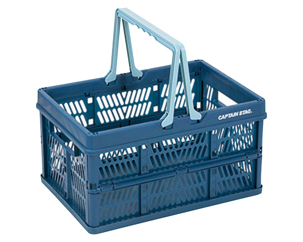 【楽天市場】キャプテンスタッグ キャンプ用 カゴ フォールディング ハンディ コンテナ Mサイズ レッドUL-1011：Trend Item Shop