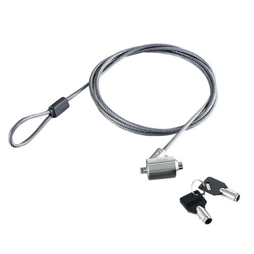 【楽天市場】エレコム セキュリティワイヤー(1.7m/径4.4mm) シリンダー錠 ESL-7C：Trend Item Shop