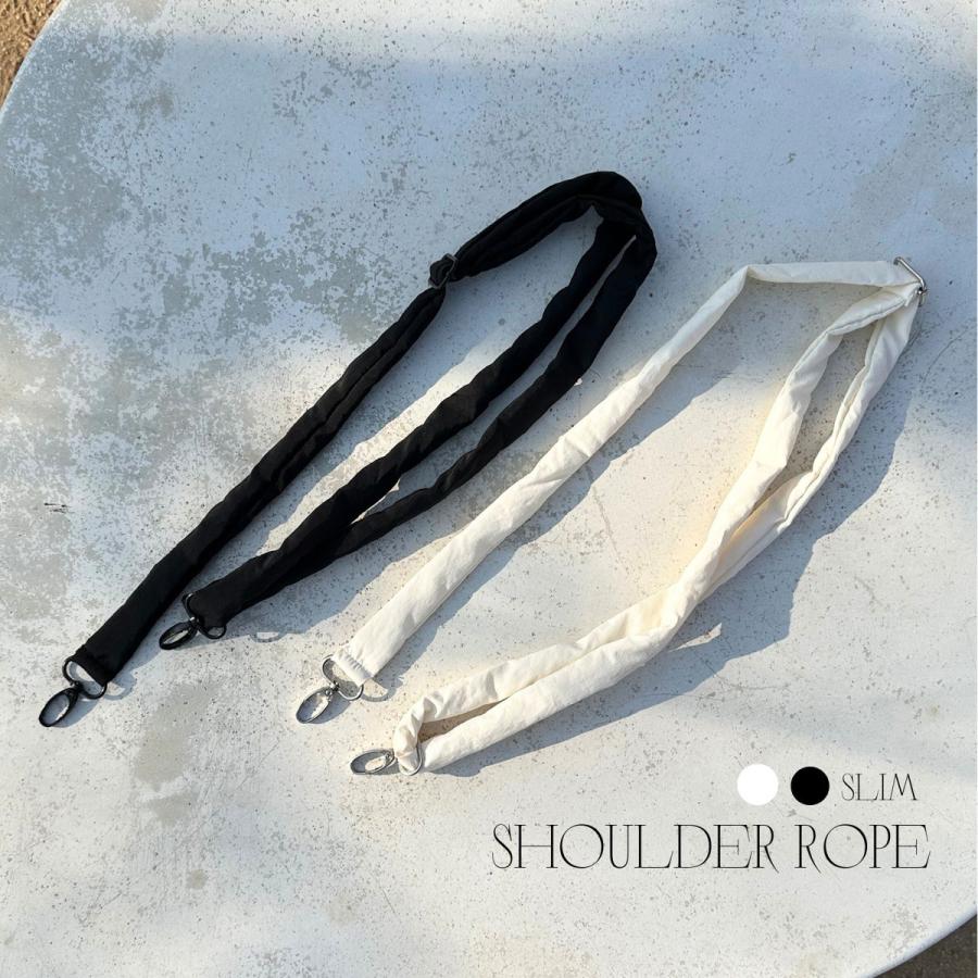 【楽天市場】【5点までネコポス可】new malrun malrun shoulder rope[slim]ivory / black ...
