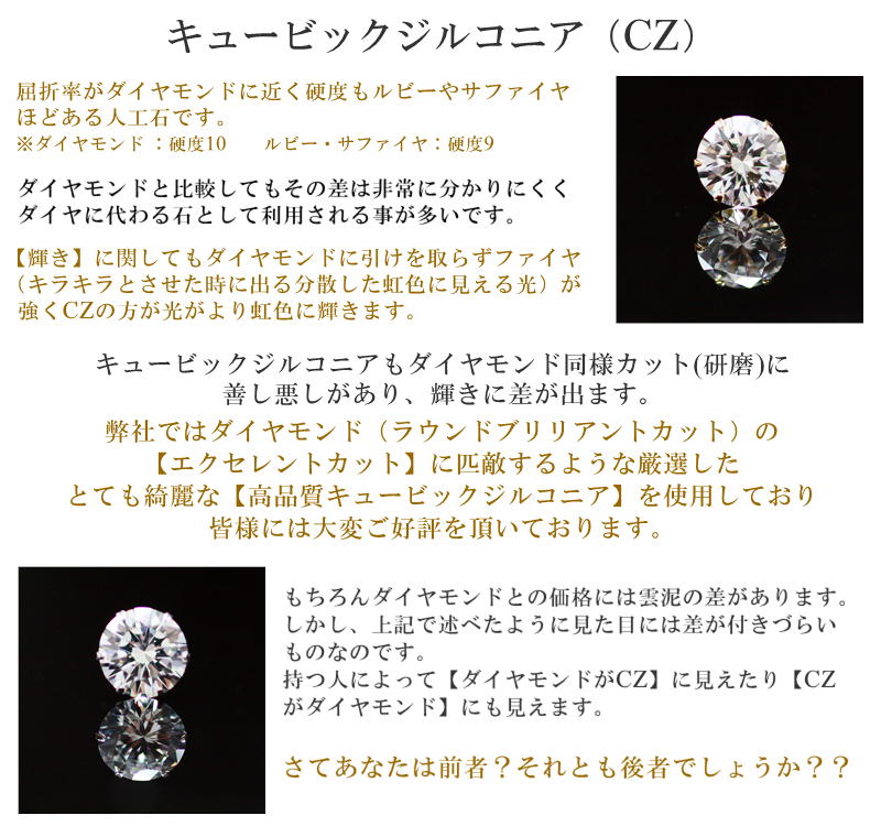 【楽天市場】K14WG 一粒 スタッド ピアス【Cool】ホワイトゴールド 金属アレルギー K14 14金 パーツ 大粒 キュービックジルコニア CZ ダブルロックキャッチ 5mm 両耳 ...