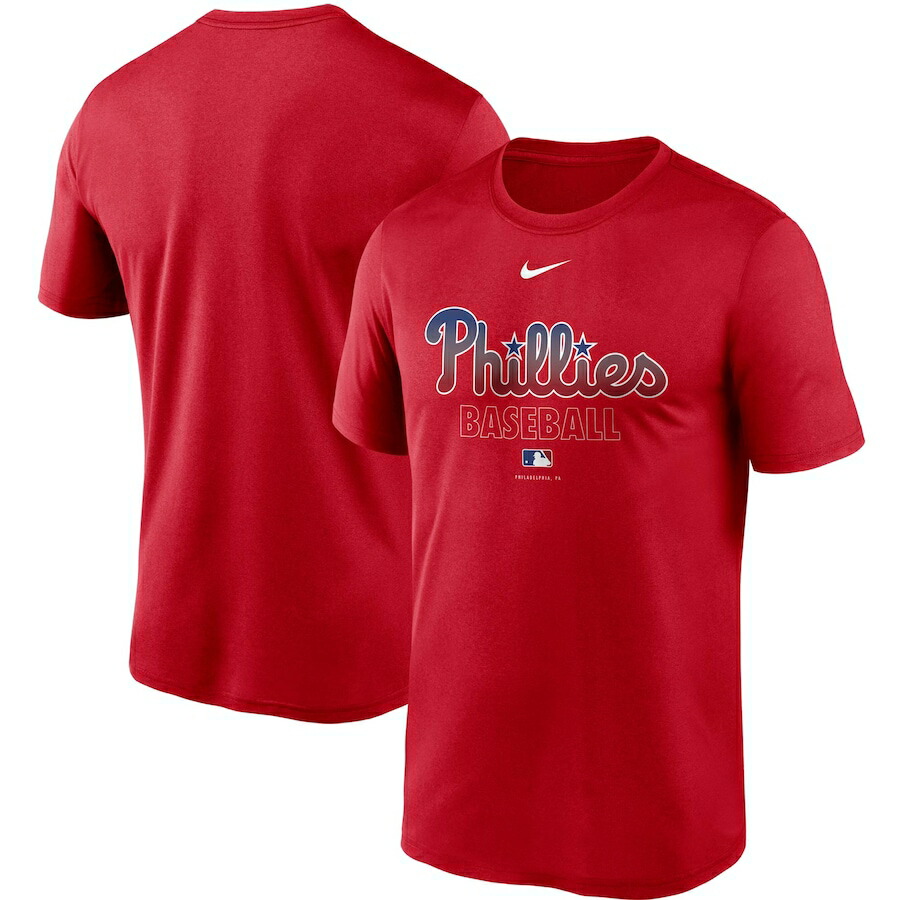 ナイキ メンズ Philadelphia Phillies Nike Team Large Logo Legend Performance T-Shirt Tシャツ 半袖 Red 楽天市場】ナイキ メンズ Philadelphia Phillies Nike Team Large Logo