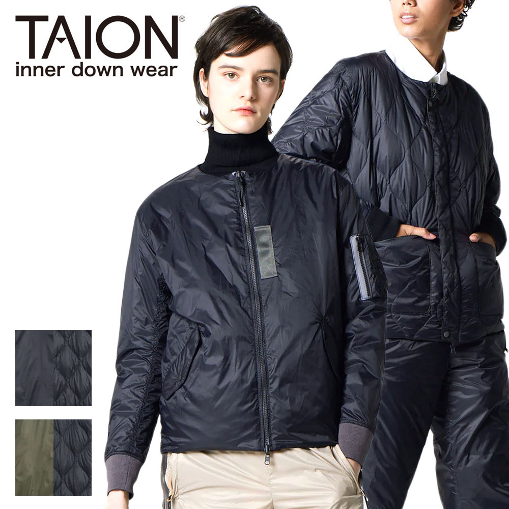 【楽天市場】【SALE】【2025SS】TAION タイオン ジャパンスペシャル リバーシブル MA-1 ダウンジャケット ユニセックス ...