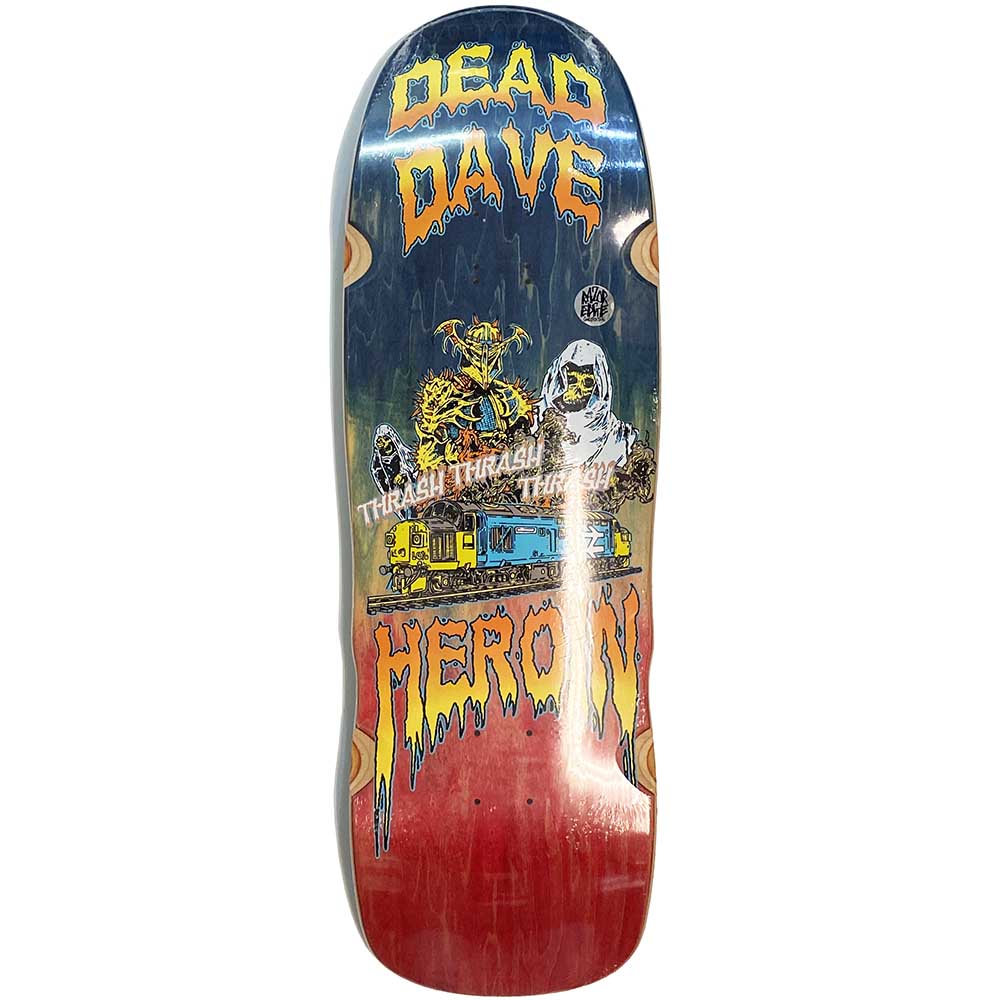【楽天市場】10.1 HEROIN ヘロイン DEAD DAVE GHOST TRAIN DECK Razor Edge Wheel ...