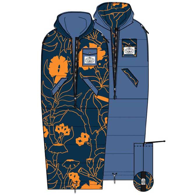 【楽天市場】【30%OFF】POLER(ポーラー) THE REVERSIBLE NAPSACK (ALL SEEING NAVY) 着たまま動ける寝袋【国内正規取扱い店】：チルプロダクト
