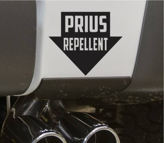 【楽天市場】北米仕様Prius Repellentステッカー ブラック アンチエコカー 大排気量車 V8 アメ車：Truckfield