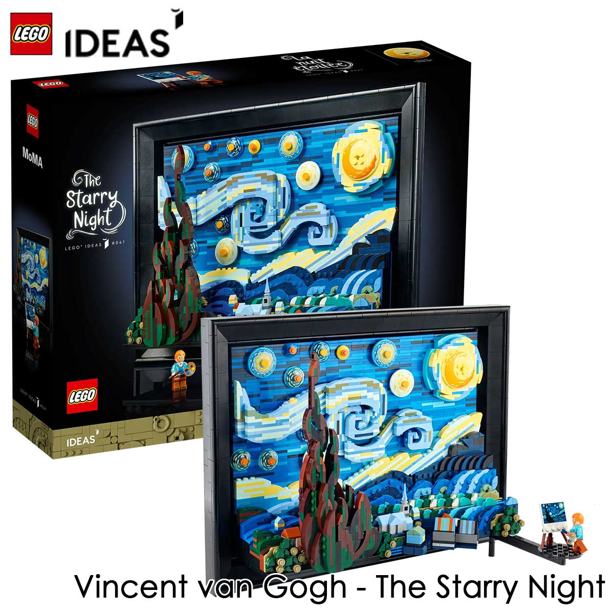 【楽天市場】レゴ(LEGO) アイデア アート ゴッホ 星月夜 21333 国内流通正規品 Vincent van Gogh - The ...