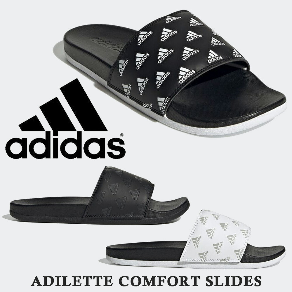 【楽天市場】アディダス サンダル メンズ ADILETTE COMFORT SLIDES アディレッタ コンフォート サンダル adidas ...