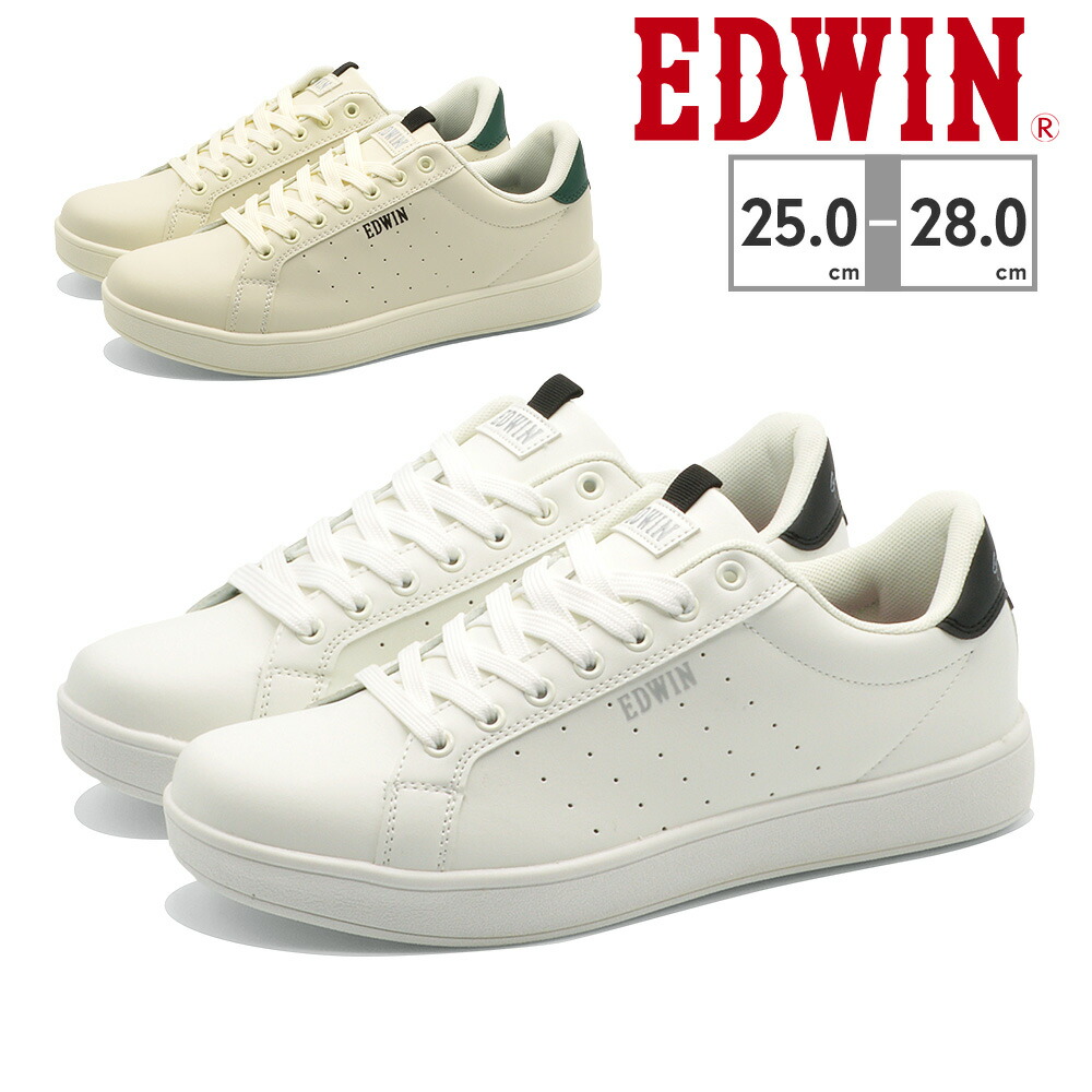 【楽天市場】EDWIN スニーカー メンズ EDW-7034 エドウィン 軽量 ローカット シンプル：つるや