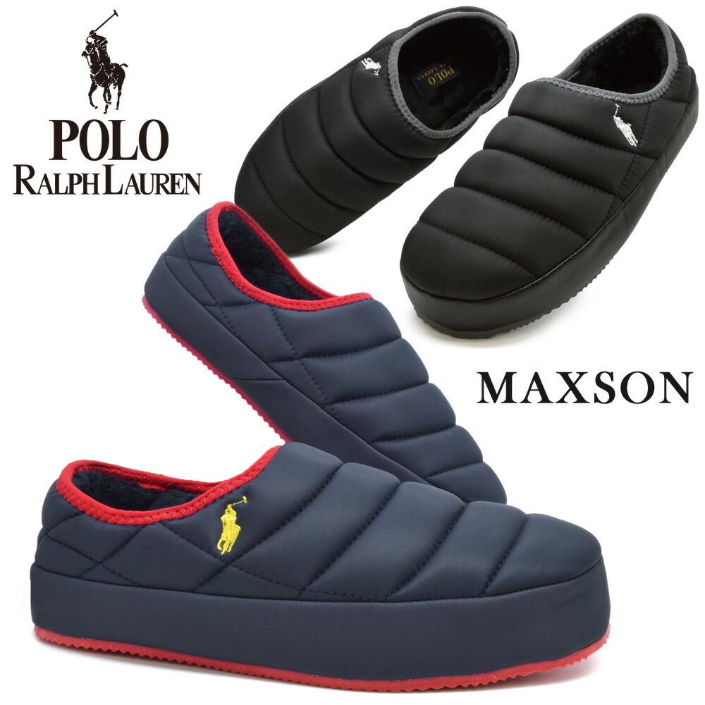 【楽天市場】【お買い物マラソン】 ポロ ラルフローレン スリッポン メンズ MAXSON マクソン POLO RALPH LAUREN ...