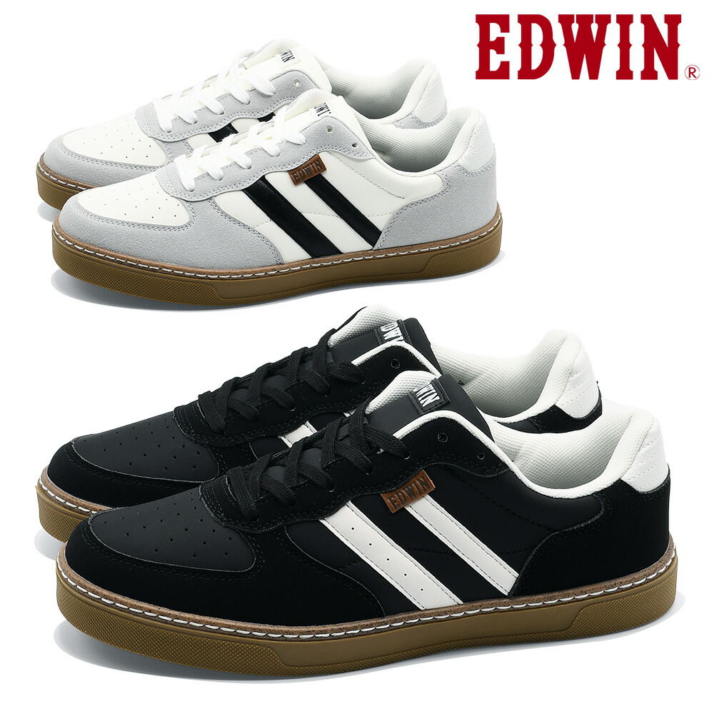 【楽天市場】【お買い物マラソン】 EDWIN スニーカー メンズ EDW-7128 エドウィン コート：つるや