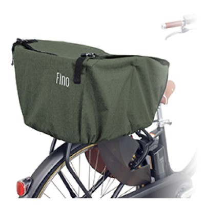 【楽天市場】【メーカー純正品】【正規代理店品】FINO(フィーノ) FN-RE-01 リア バスケットカバー カーキ：自転車のトライ