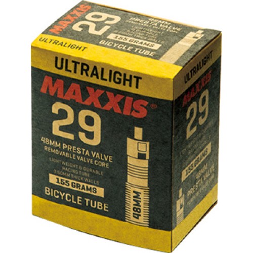 【楽天市場】【メーカー純正品】【正規代理店品】MAXXIS(マキシス) チューブ ウルトラライト 仏式 29X1.75/2.4 48mm ...