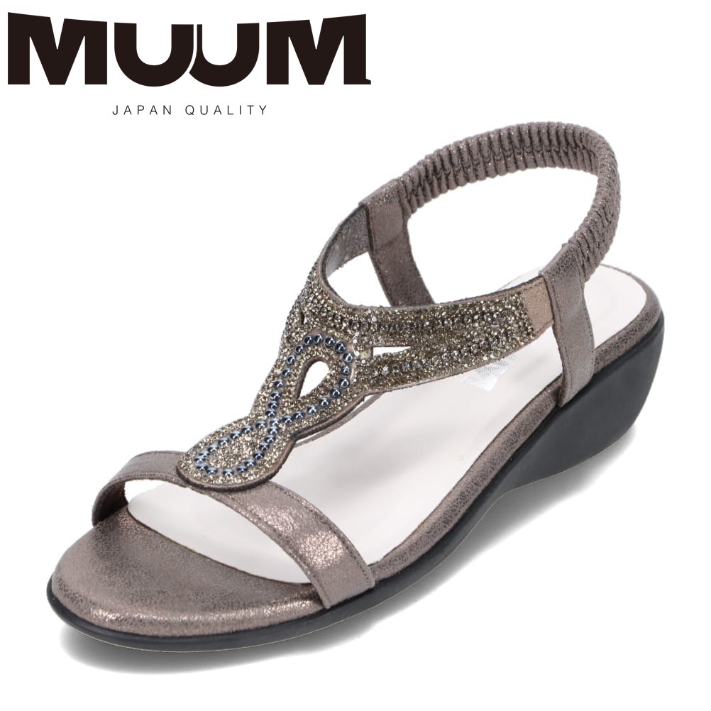 【楽天市場】【全品P10倍！4日20:00～28H限定】ムーム MUUM MU341 レディース靴 靴 シューズ 2E相当 サンダル T ...