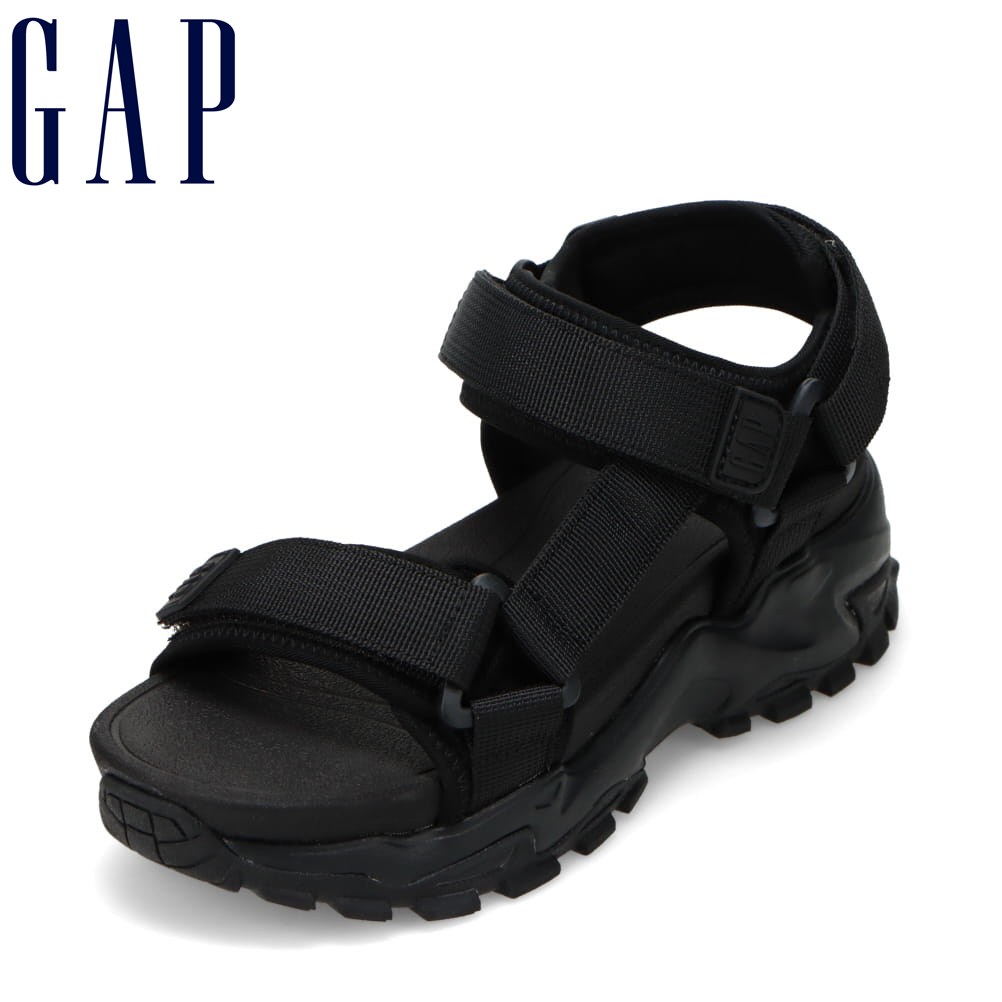 【楽天市場】【全品P5倍★6日～9日】ギャップ GAP GPK52524C キッズ靴 靴 シューズ 2E サンダル スポーツ スポサン 厚底 面ファスナー バンド 着脱簡単 シンプル 人気 ...