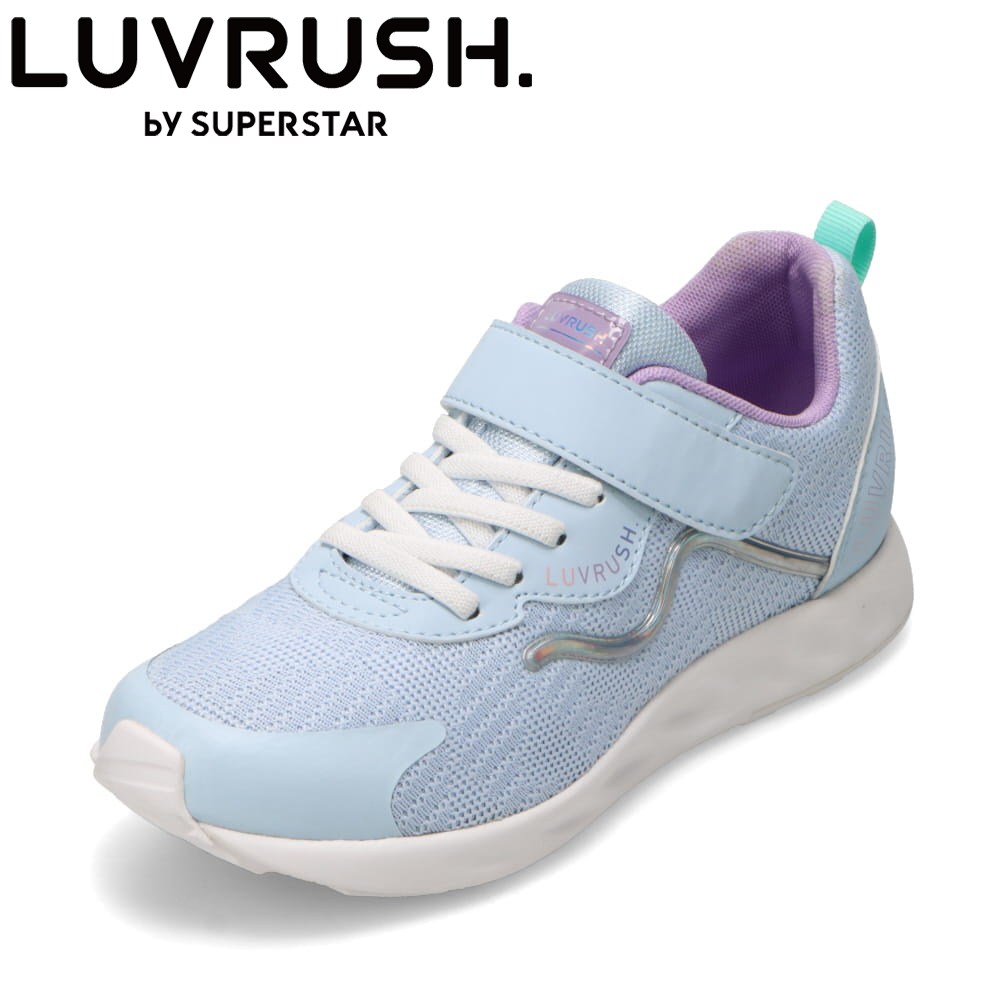 【楽天市場】ラブラッシュ LUVRUSH LV1208WSC キッズ靴 靴 シューズ 2E スニーカー 運動靴 通学 体育 面ファスナー 別注 ニット 柔らかい ローカットスニーカー メタル ...