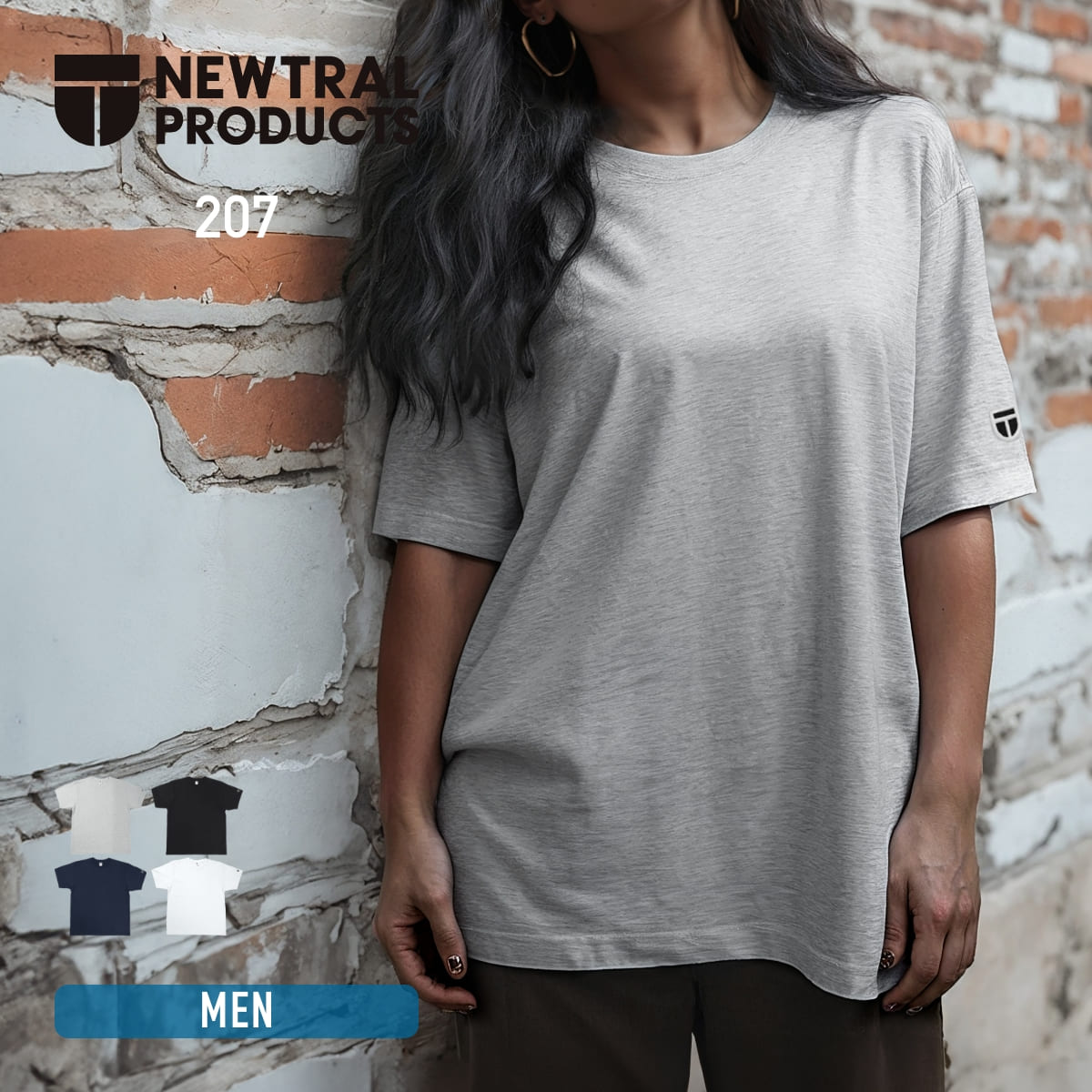 【楽天市場】Tシャツ 無地 NEWTRAL ニュートラル 9.8oz Super Heavy Emblem Essentials Tee ...