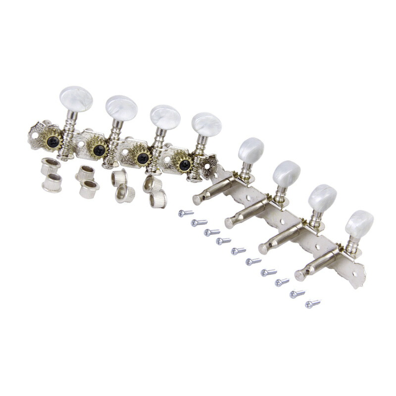 【楽天市場】Mandolin Head Tuning Machines 4L + 4R Pegs Head：Dovewill