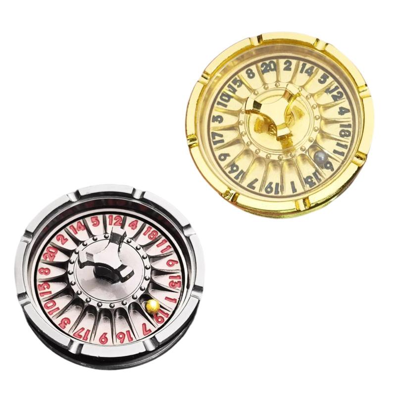 【楽天市場】ルーレットダイス機械式ダイスローラーダイスユニークな D20 テーブルゲームターンテーブル金属ルーレット回転ダイス収集カーニバル ...