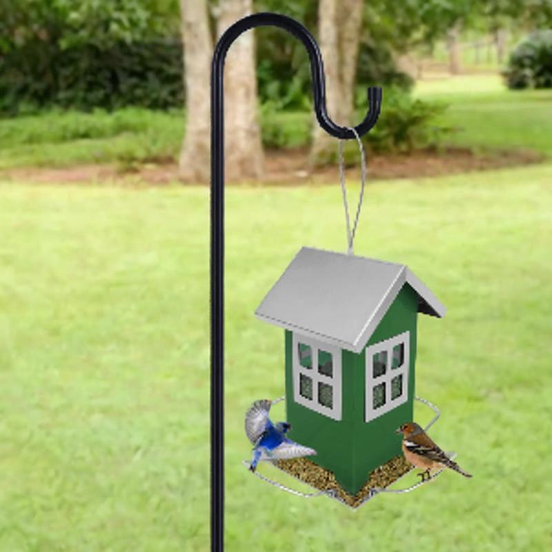 【楽天市場】屋外用バードフィーダー 鉄製バードフィーダー 耐候性 吊り下げ式バードフードコンテナ 庭 中庭 農家 パティオ用 ガーデン ...