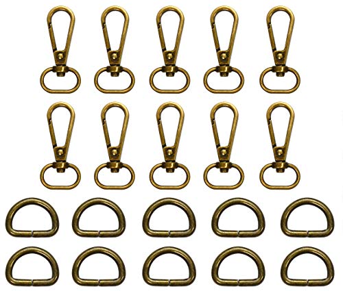 【楽天市場】starPG ショルダーベルト 金具 内寸 2cm Dカン ナスカン 各10個 セット レザークラフト バッグ ハンドメイド ...