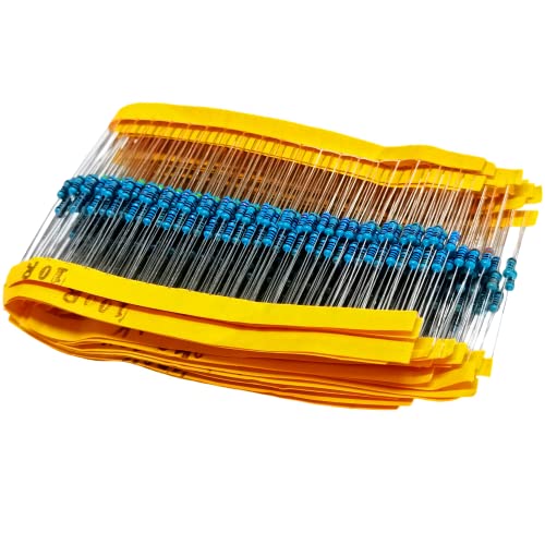 【楽天市場】600本 金属皮膜抵抗器 1Ω~10MΩ 1/4W 許容差1% 30種類 各種類20本 抵抗セット 高精度 安定性能 抵抗器キット ...