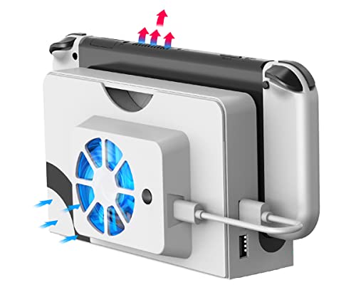 【楽天市場】ElecGear Switch OLED 用外部冷却ファン、ニンテンドースイッチ有機ELモデルHEG-007対応クーラー付き3 ...