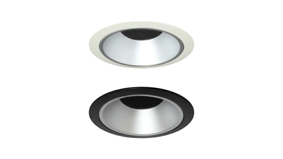 【楽天市場】TD-1130B-FLEDユニバーサルダウンライト グレアレス 埋込穴φ75 M型E11口金 本体のみ トリム：黒、コーン：梨地 ...