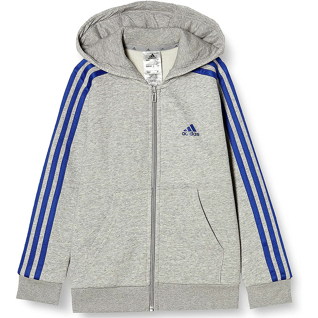 【楽天市場】☆アディダス adidas キッズ アパレル スポーツウェア ボーイズ トップスフーディー YB ESS 3ストライプス トラック ...