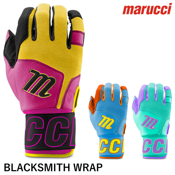 楽天市場】マルーチ バッティンググローブ 両手用 BLACKSMITH FULL