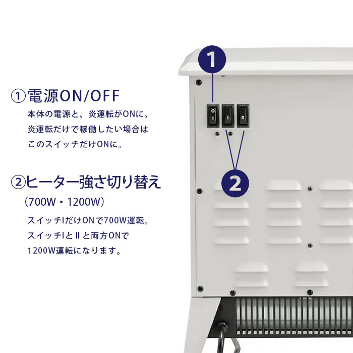 【楽天市場】 ディンプレックス Dimplex 電気暖炉 Micro Stove マイクロストーブ ホワイト 白 MCS12WJ 暖房 暖房器具 暖炉型ファンヒーター 電気ヒーター 足元 ...