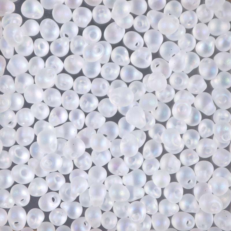 【楽天市場】MIYUKIビーズ H5221 ドロップビーズ 3.4mm 7g 少量パック 約126粒 ガラスビーズ ガラス ビーズ 日本産 ...