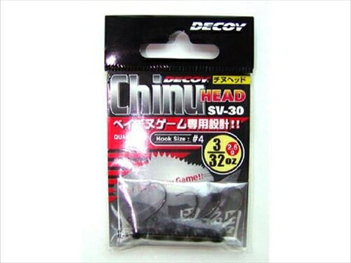 【楽天市場】デコイ／DECOY SV-30 チヌヘッド （入数：5本 ベイチヌ／黒鯛用 ジグヘッド Chinu HEAD）：つり具TEN楽天市場店