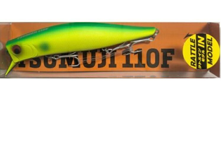 【楽天市場】【Pick up】 ツムジ110F ラトル #010ダイナマイトライムチャート：つり具トビヌケ