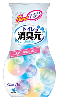 【楽天市場】小林製薬 トイレの消臭元 ふんわり清潔せっけん (400ml）：ツルハドラッグ