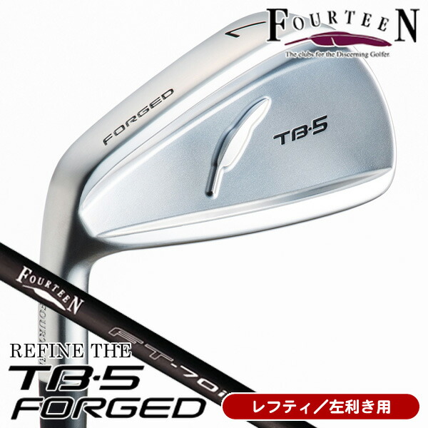 【楽天市場】【★ほぼ全商品10%OFFクーポン★※対象外あり】【レフティ／左利き用】フォーティーン REFINE TB5 フォージド FT70iカーボン アイアン 6本セット（#6/#7/#8 ...
