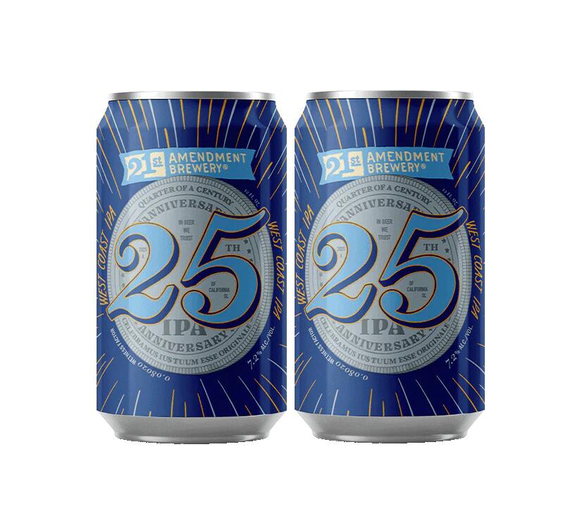 【楽天市場】21st アメンドメント 25th Anniversary IPA（25周年IPA） 7.2％ 355ml缶×2本組 【要冷蔵商品 ...