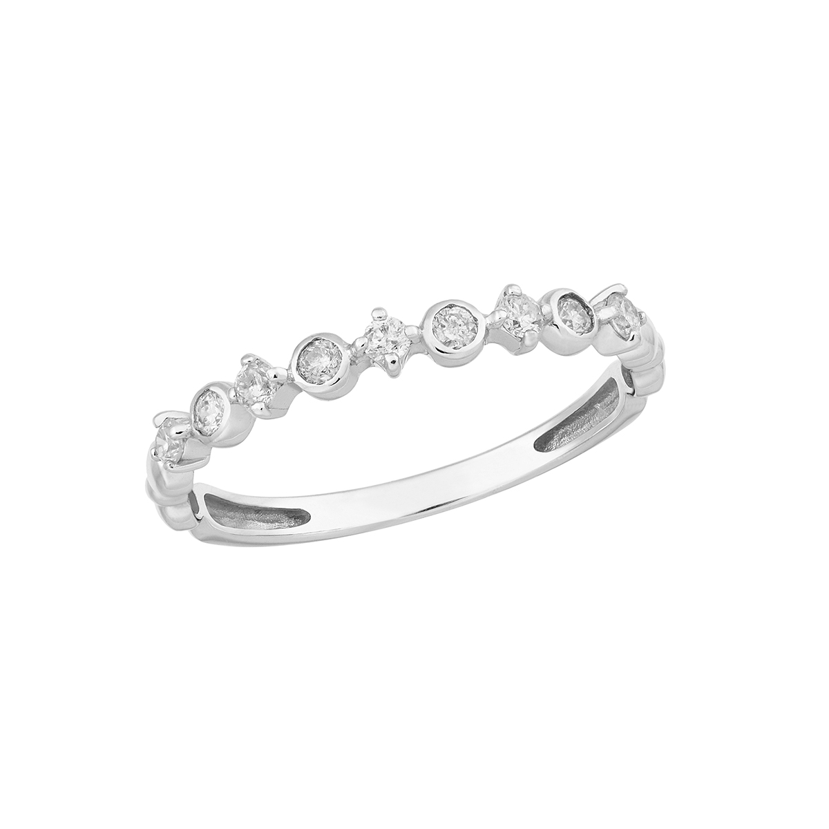 【楽天市場】K10ホワイトゴールドダイヤモンドリング：ジュエリーツツミ