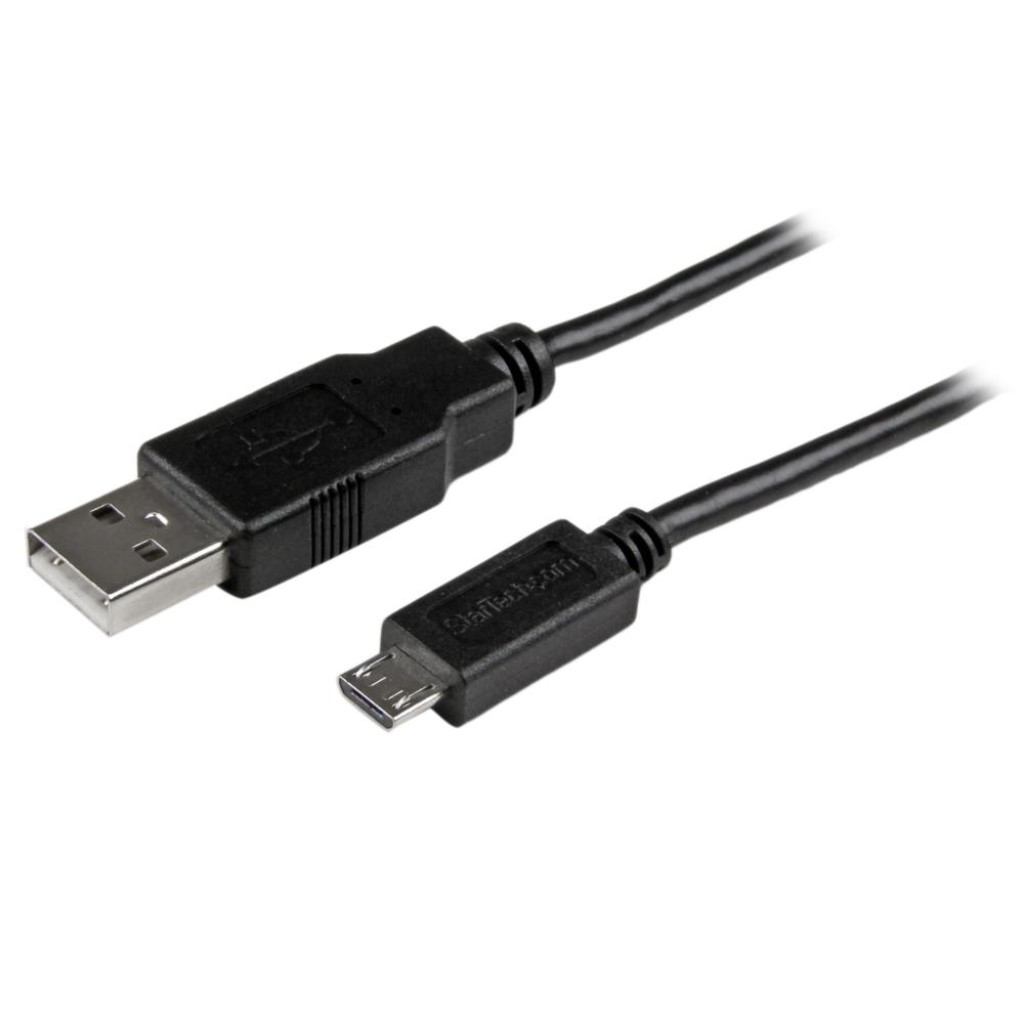 【楽天市場】StarTech.com [USBAUB2MBK] USB 2.0-マイクロUSBケーブル/2m/Type-A to Micro USB/オス-オス/ブラック/データ転送・同期用 ...