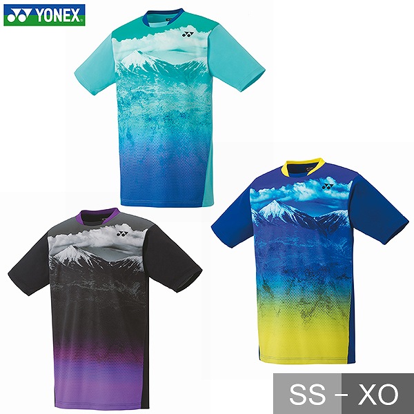 【楽天市場】ヨネックス テニス バドミントン Tシャツ ユニゲームシャツ 男女兼用 ユニセックス 半袖 テニスウェア クール UV 吸汗 速乾 ポリエステル 日本製 日本バドミントン協会審査 ...
