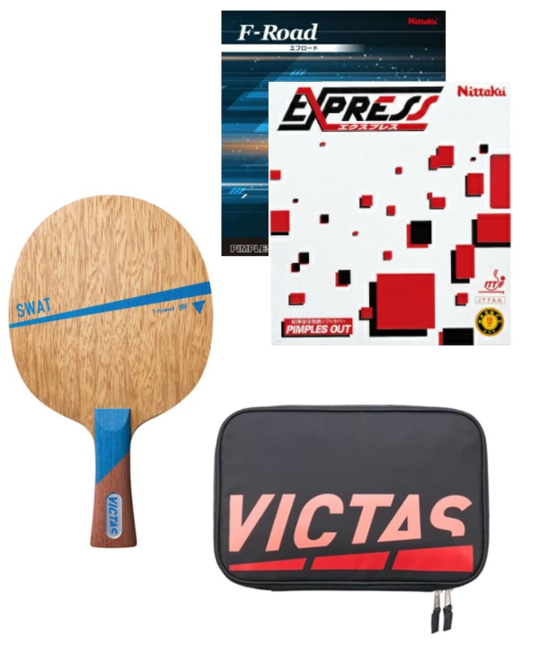 【楽天市場】【4/15限定！ポイント5倍】★2025年★初級者セット★40％OFF★VICTAS★スワットエフロードエクスプレスセット【発送後の返品・交換不可】：TTF こぞのえスポーツ 楽天市場店