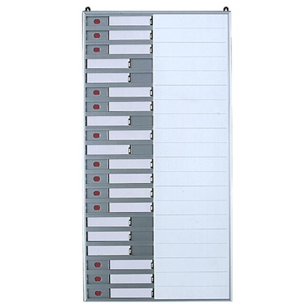 【楽天市場】【送料無料】 ナカキン 行動表示板 20名 NH-20S：通販奉行