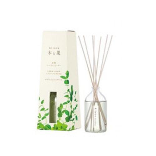 【楽天市場】【送料無料】kitoca 木と果 天然精油100％使用 リードディフューザー 90ml ミント＆ユーカリ：通販奉行