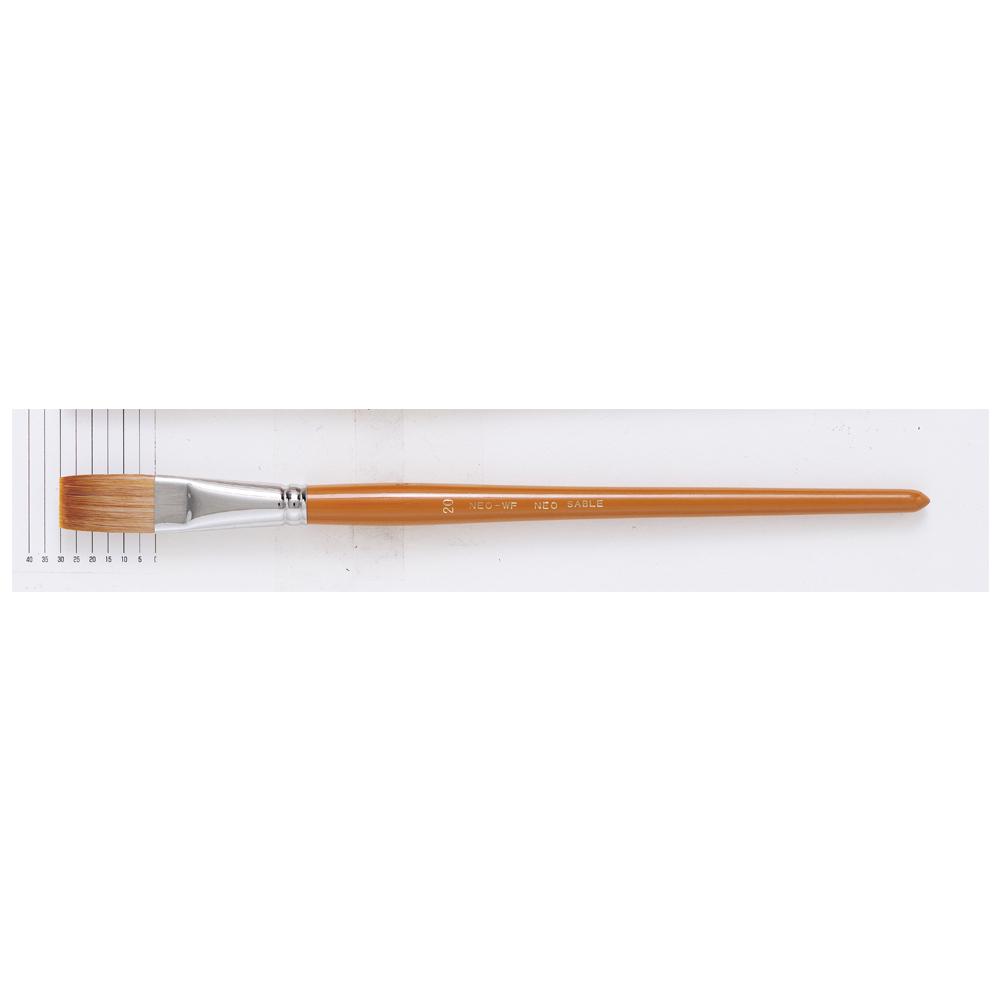 【楽天市場】【送料無料】ヴァンゴッホ水彩・デザイン筆 ネオセブロンGNEO-WF/フラット GNEO-WF20(20号) 466923：通販奉行