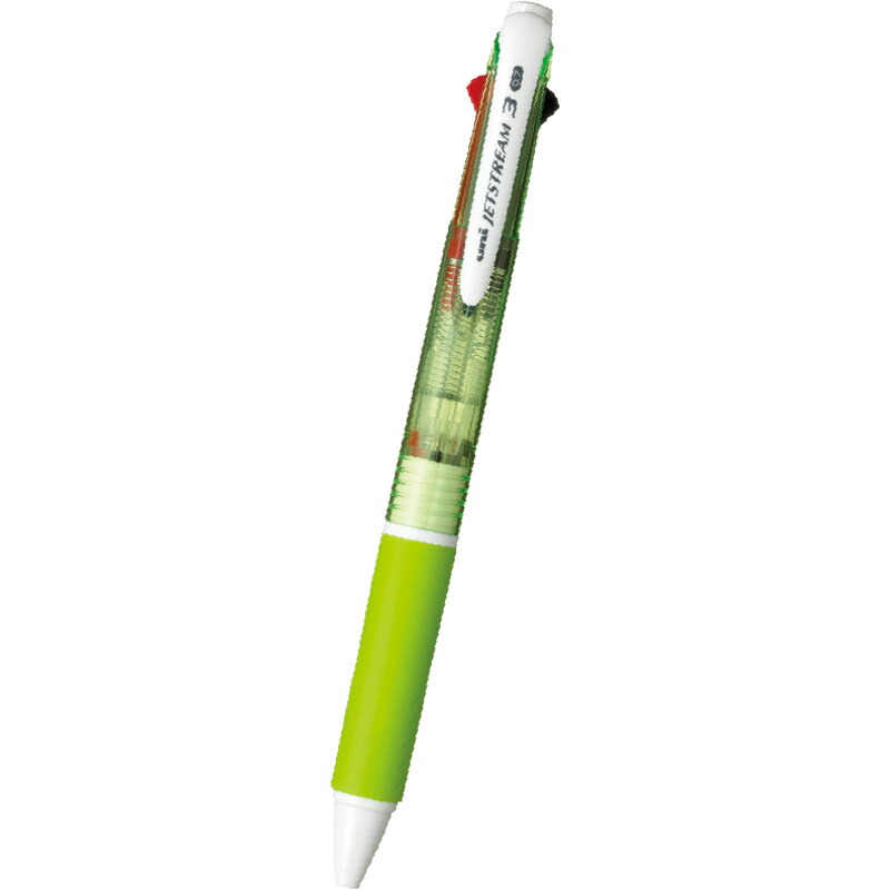 【楽天市場】三菱 ジェットストリーム ノック式3色ボールペン 緑 SXE3-400-07.6[tr]：通販パーク 生活用品店