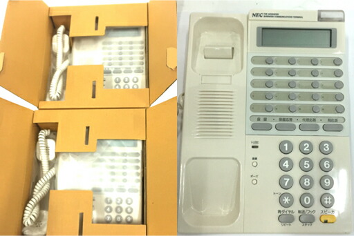 【楽天市場】NECプラットフォームズアナログ多機能電話機 Dterm25A (シルキーホワイト) T-3680(SW)ビジネスフォン：ツカサ電気