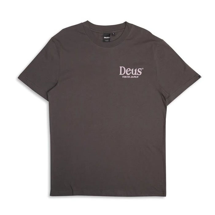 【楽天市場】DEUS EX MACHINA ( デウスエクスマキナ ) / 半袖 Tシャツ / METRO TEE - ANTHRACITE ...