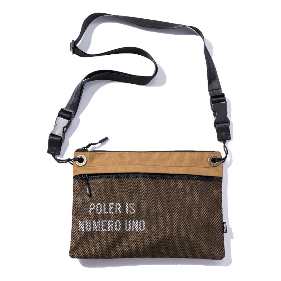 【楽天市場】Poler Outdoor Stuff(ポーラー アウトドア スタッフ) / サコッシュ ポーチ / X-CLOTH SACOCHE - COYOTE / 243MCV0132 ...