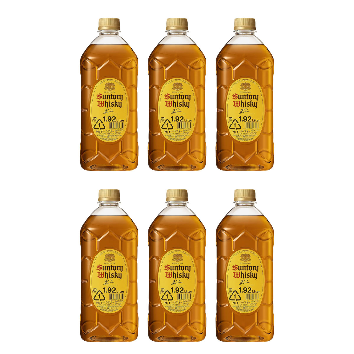 【楽天市場】角瓶 1.92L 6本 ウイスキー サントリー ペット 1920ml のし・ギフト対応不可 自社出荷：酒舗 つつい蔵 楽天市場支店