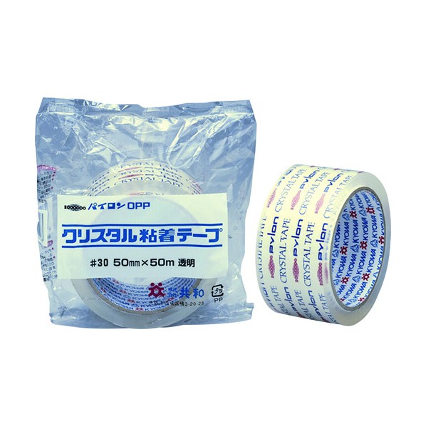 【楽天市場】共和 クリスタル粘着テープ(OPP)#30 50mm×50M 透明 HS-4500CA 1点：DIY FACTORY ONLINE SHOP